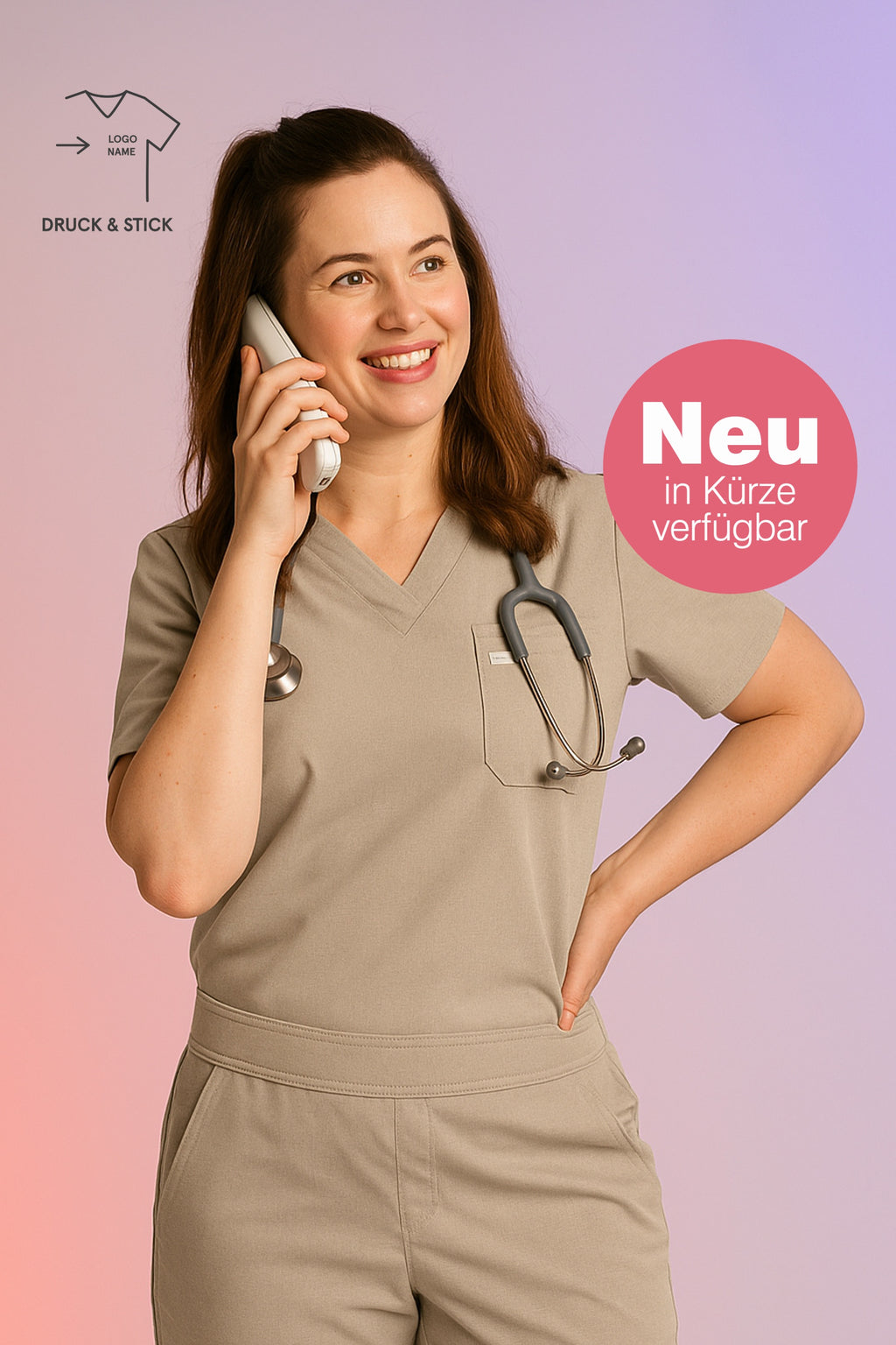 Active Kasack "Serena" – Beige